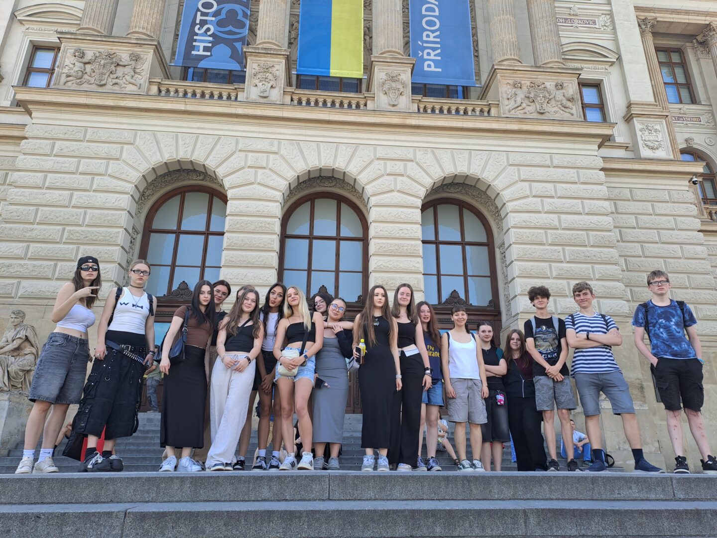 Exkurze třídy 1.V do Národního muzea - SOS a SOU KH